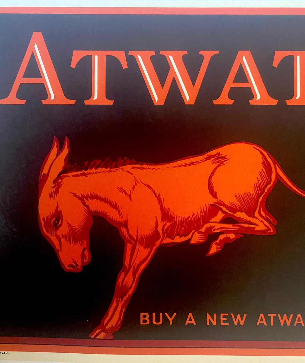 1920's Atwater Kent Radio Advertising Vintage Political Poster Sign ...