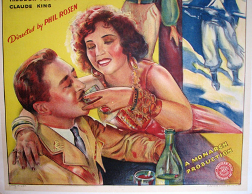 1933 Kiss of Araby Vintage Art Deco Film Movie Poster – Vintage Poster ...